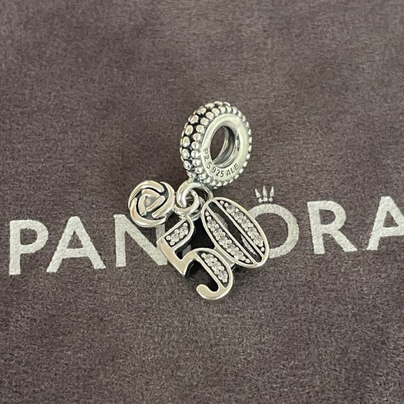 Pandora | Jewelry | Pandora 5th Celebration Dangle Charm | Poshmark